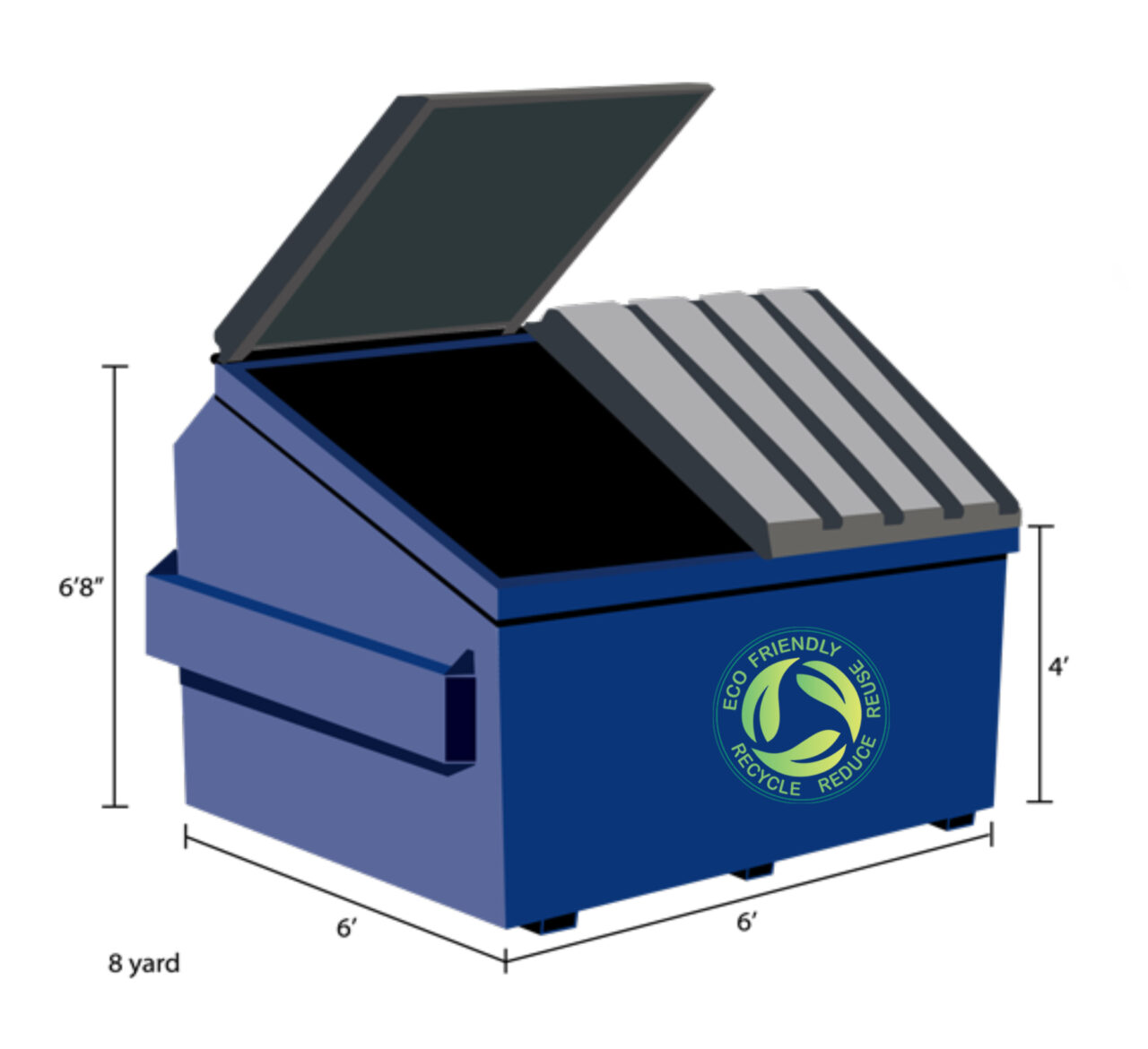 Rent a Dumpster in the size you need